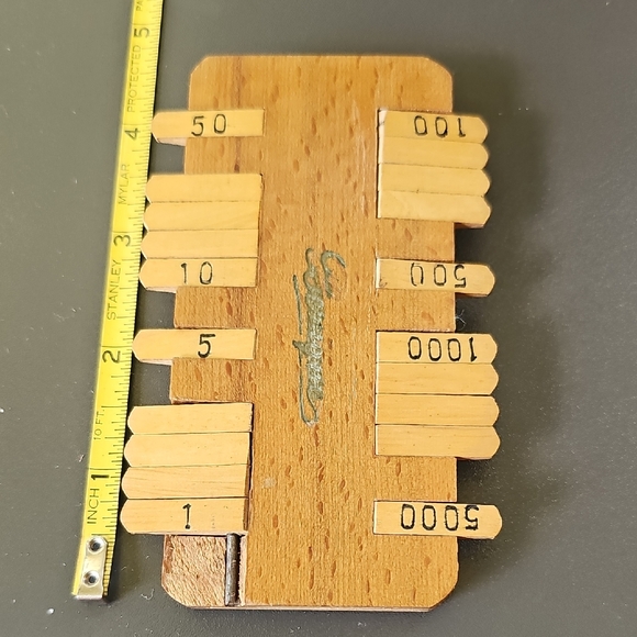 Games | Rare Art Deco Card Counter Point Counter Card Game Kartenzhler ...